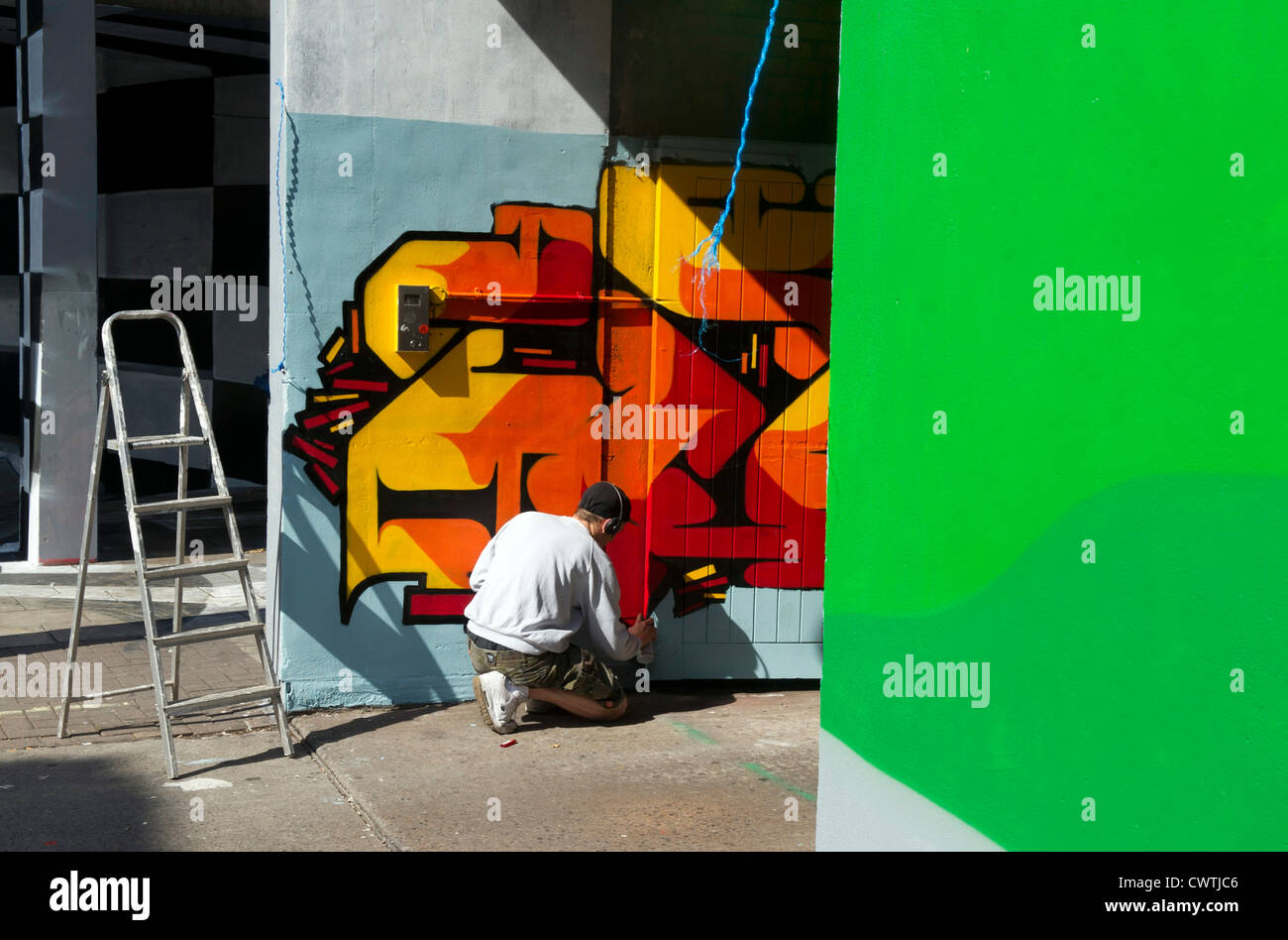 Banksy the graffiti painter hi-res stock photography and images - Alamy