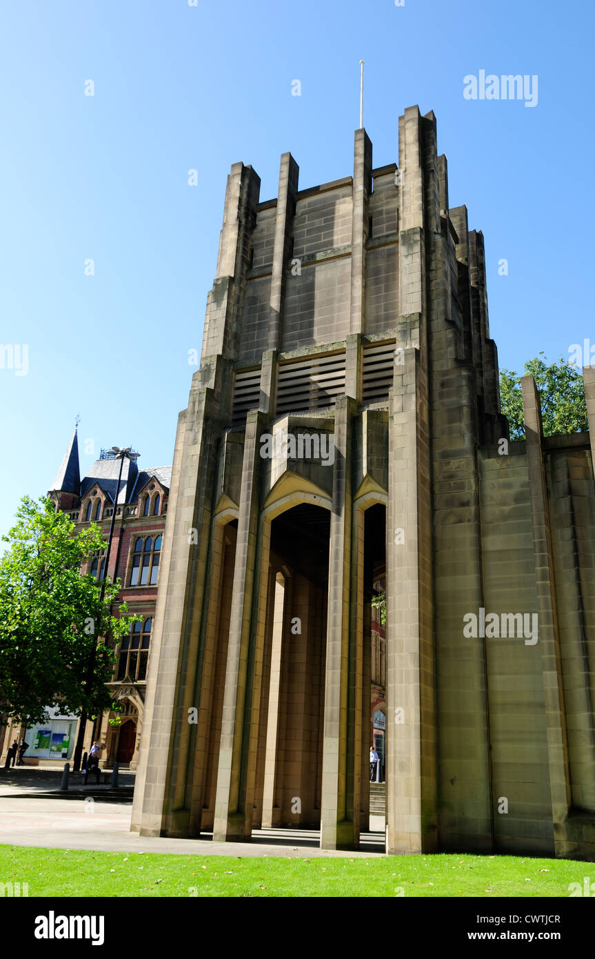 Sheffield Cathedral,St Peter and St Paul.church street Stock Photo - Alamy