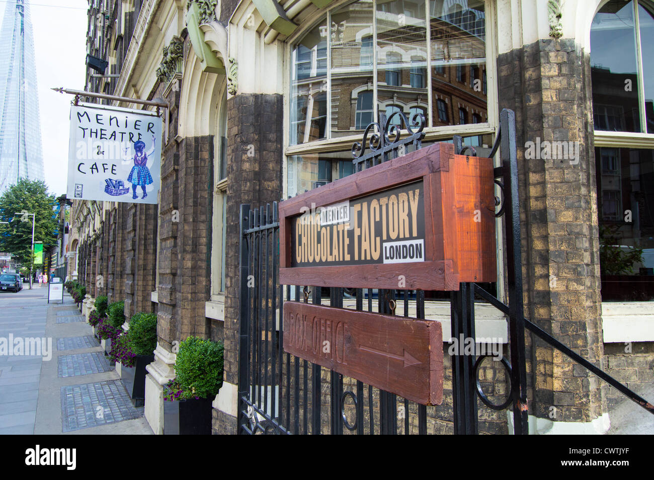 Menier Chocolate Factory Theatre, Southwark Street, London Stock Photo ...