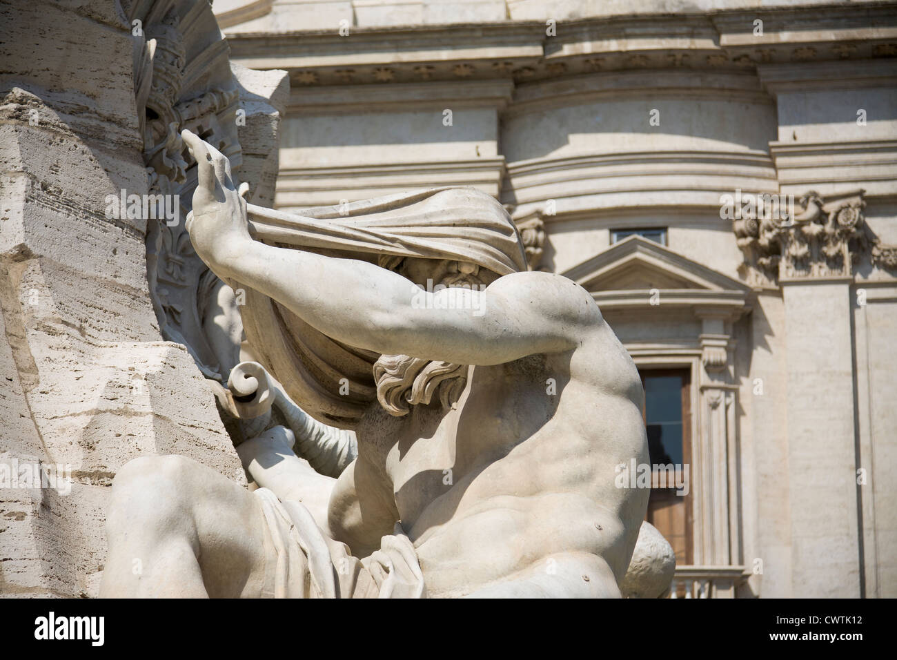 Roman statue the river god nile hi-res stock photography and images - Alamy