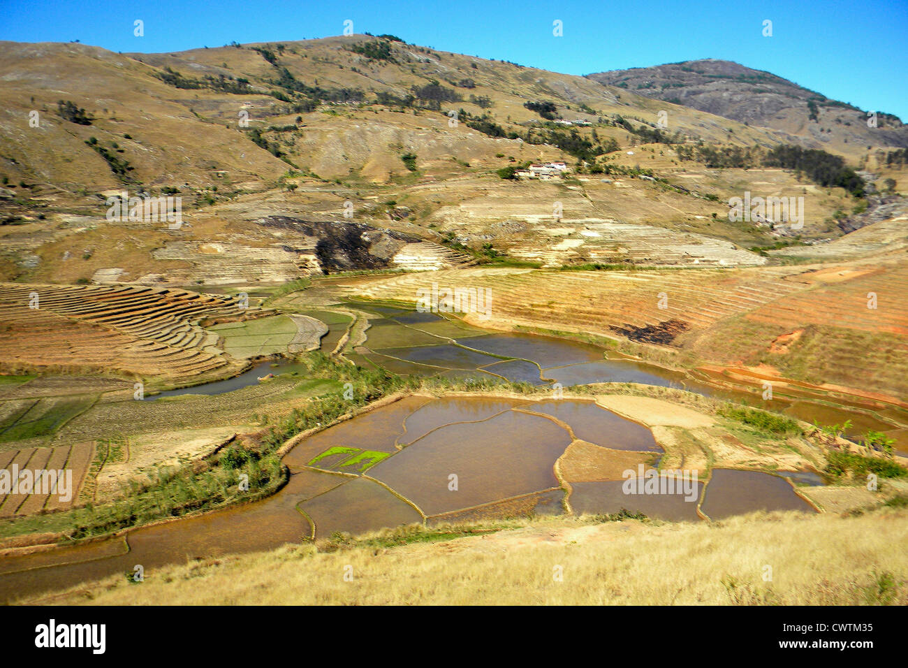 Madagascar, surrounding of Antananarivo, landscape Stock Photo - Alamy