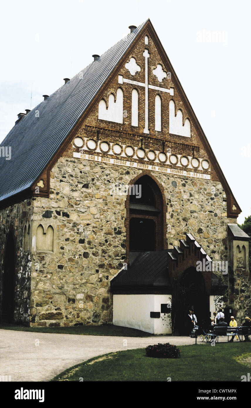 The stone Church of St. Lawrence was originally built in the fifteenth ...