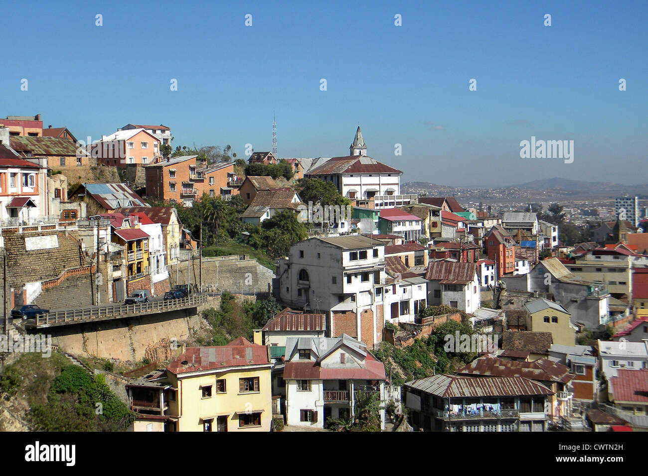 Geography travel madagascar antananarivo city hi-res stock photography ...