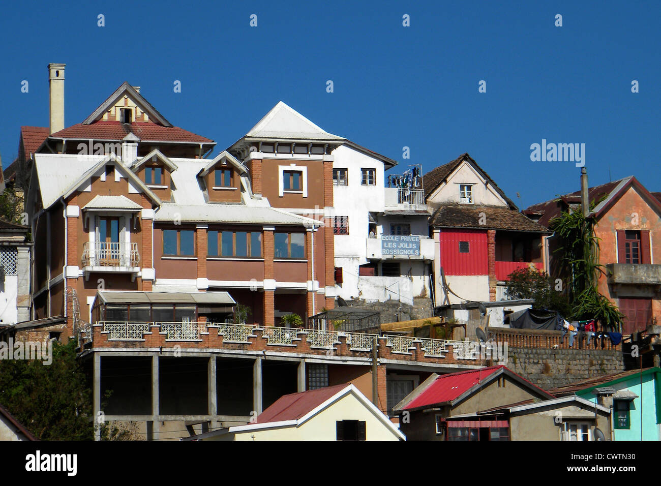 Geography travel madagascar antananarivo city hi-res stock photography ...