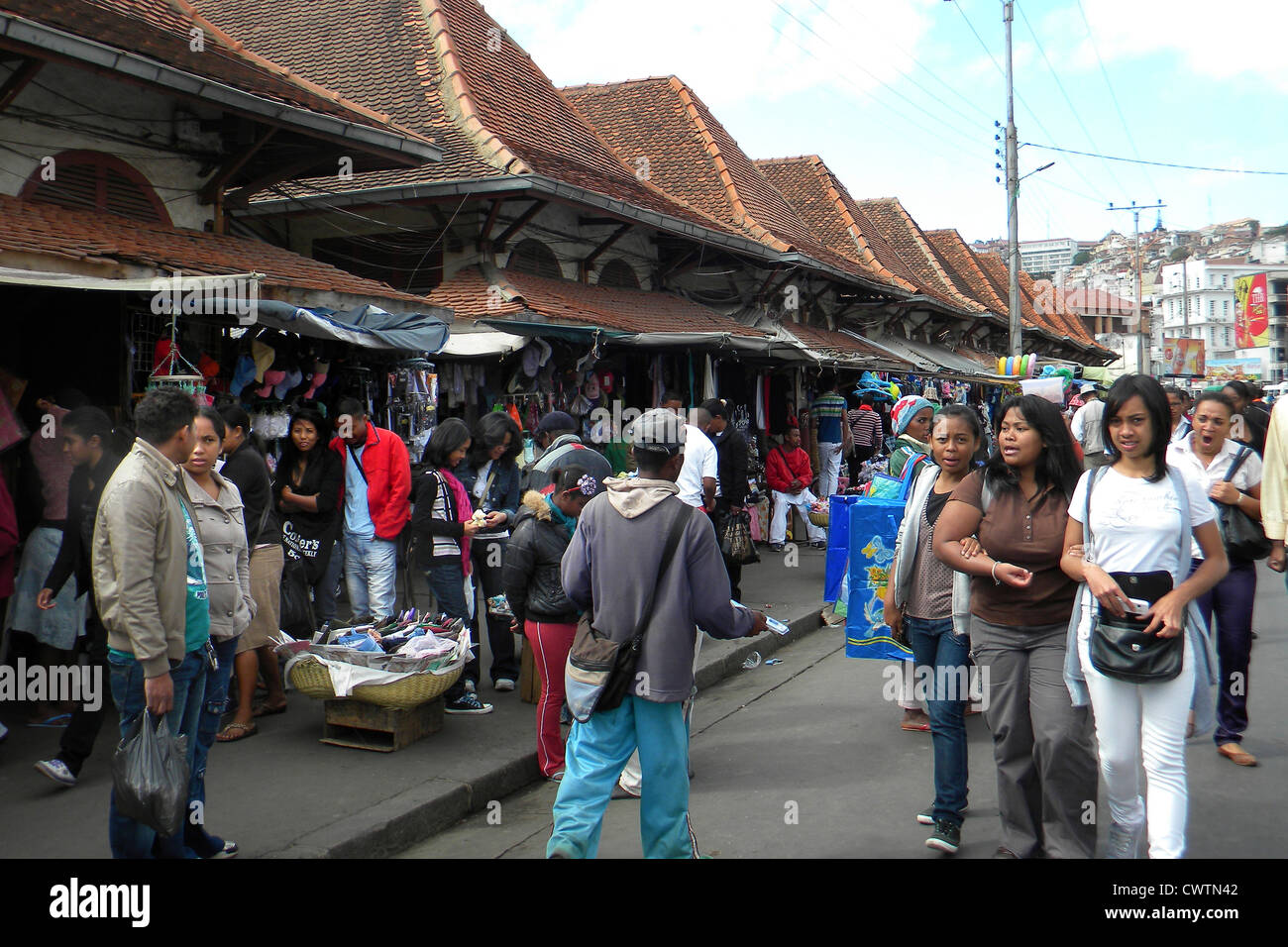Madagascar, Antananarivo, local market Stock Photo - Alamy