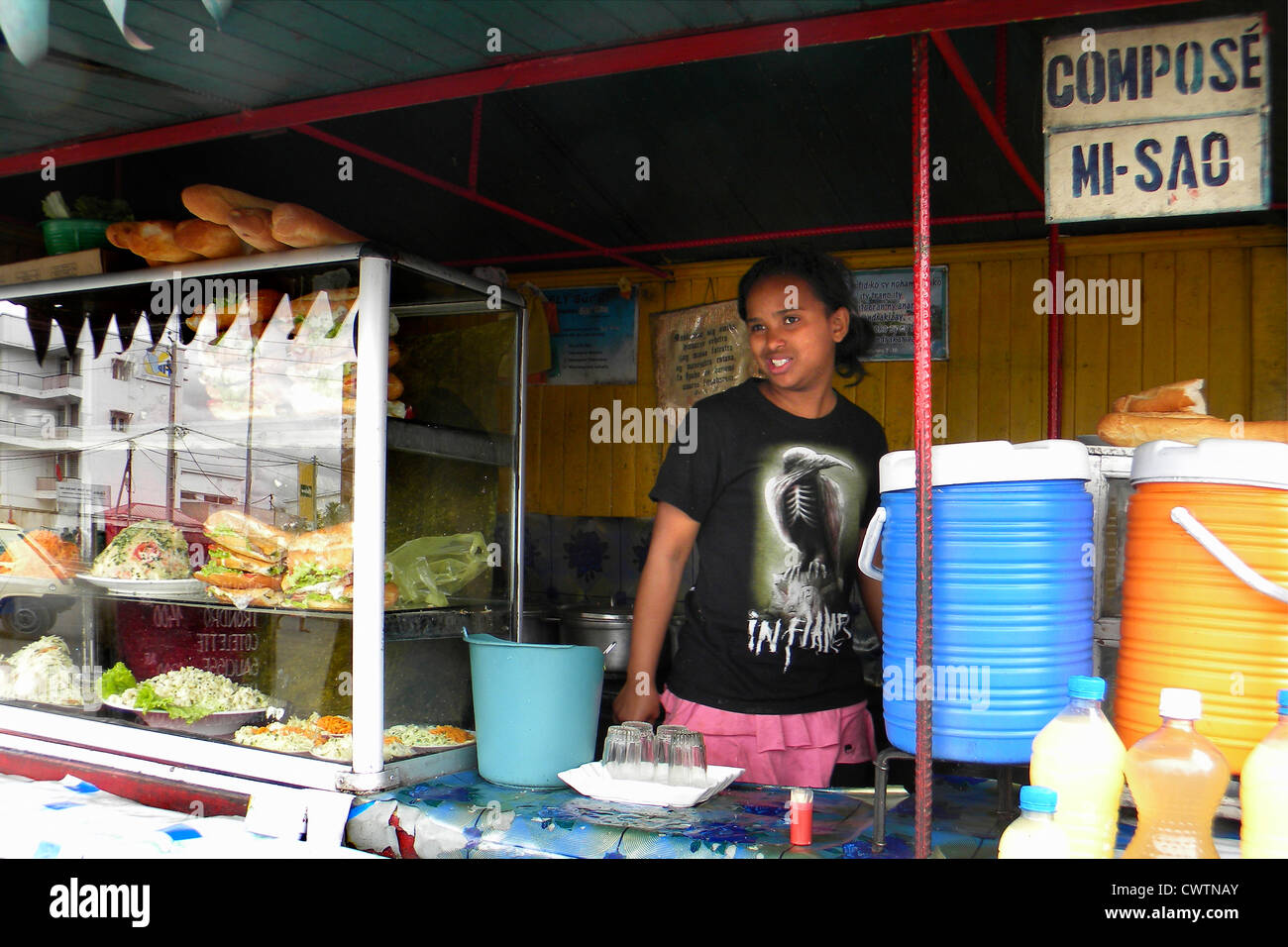 Madagascar, Antananarivo, fruits market Stock Photo - Alamy