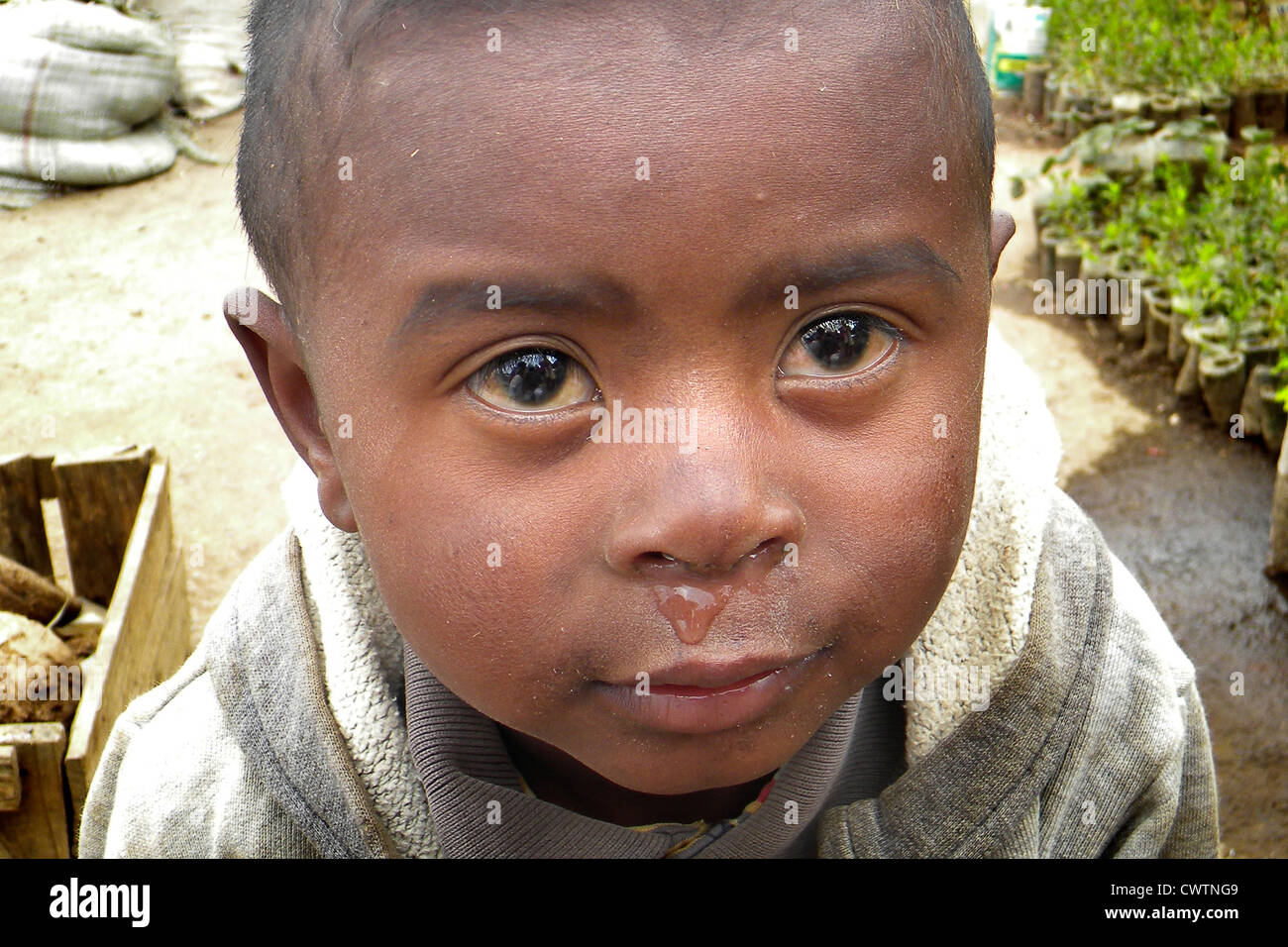 Madagascar, Antananarivo, child Stock Photo - Alamy