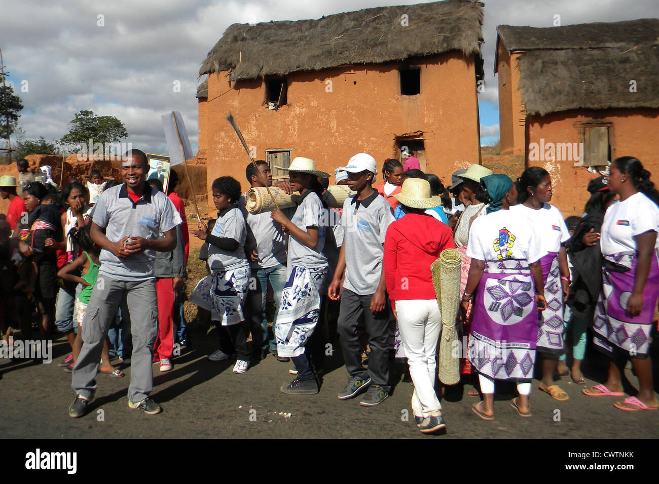 Madagascar, Antananarivo, Famadihama funeral cerimony Stock Photo - Alamy