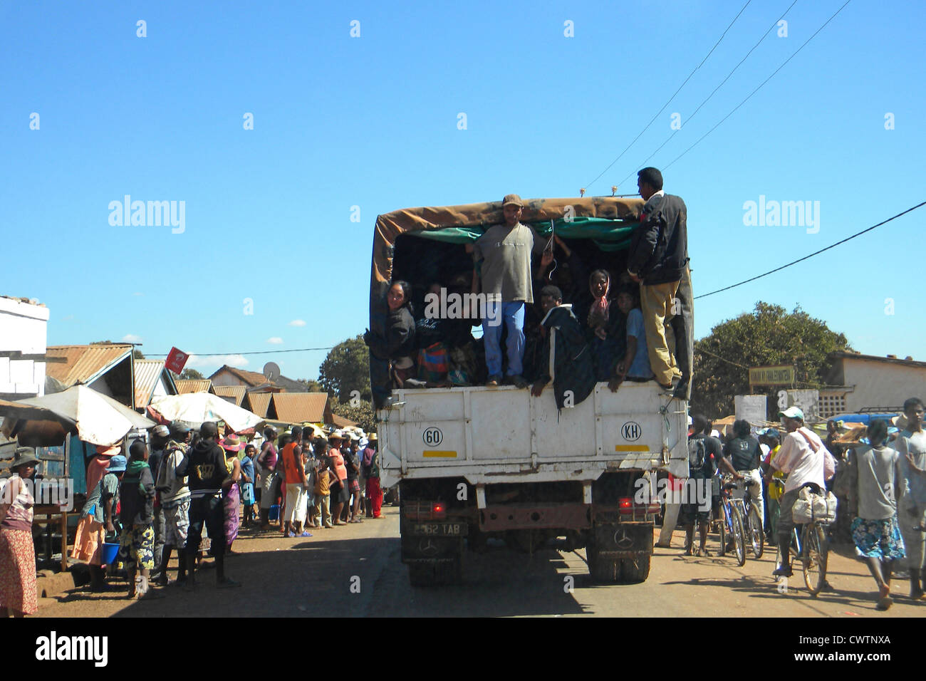 Madagascar, Antananarivo, local transport Stock Photo - Alamy