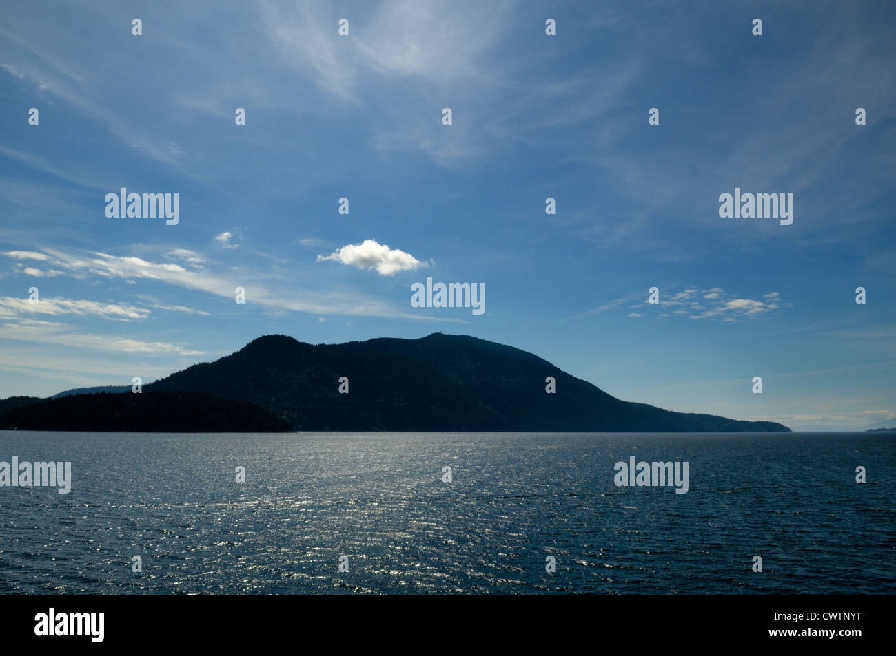 A Beautiful blue sky. Vancouver, BC, Canada Stock Photo - Alamy