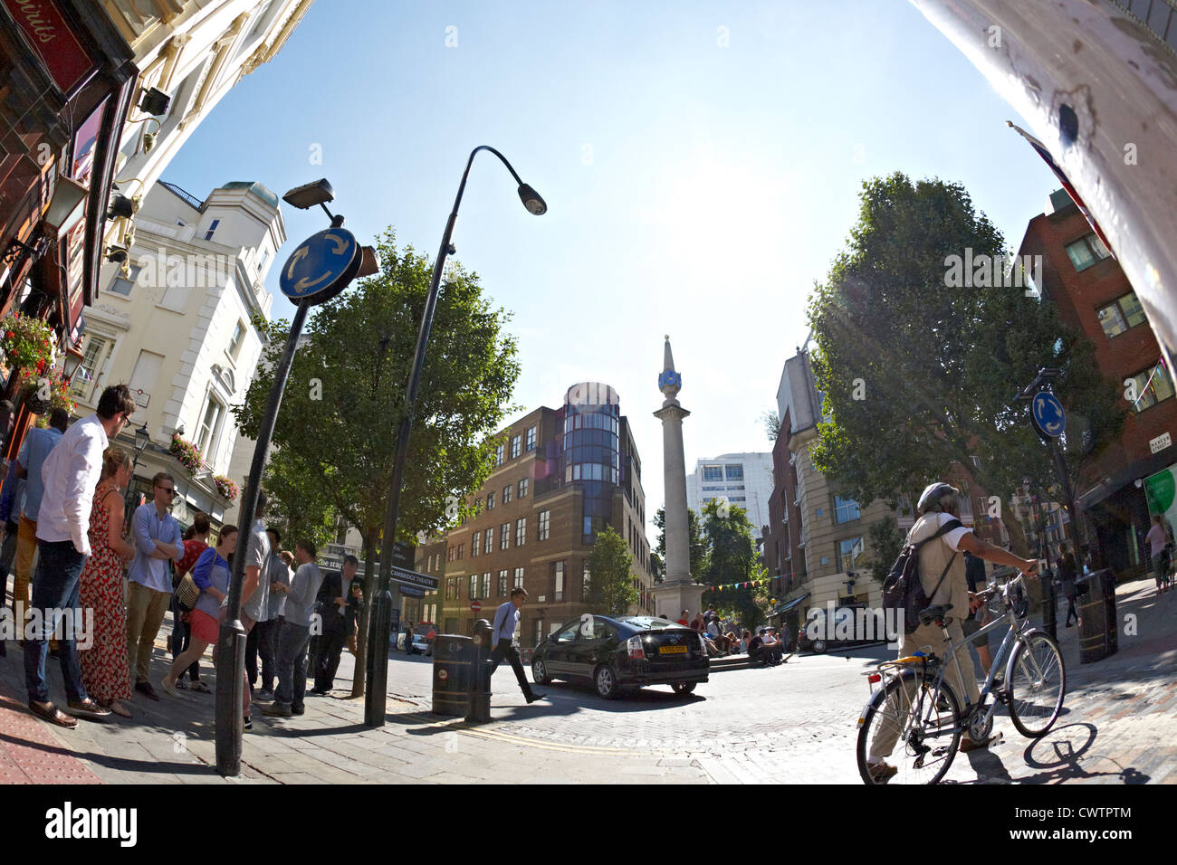 The Seven Dials London Uk Stock Photo - Alamy