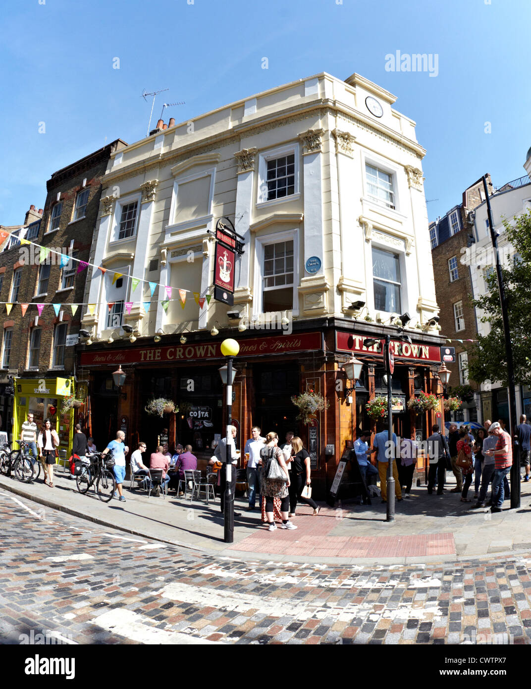 The Crown Pub Seven Dials London Uk Stock Photo - Alamy