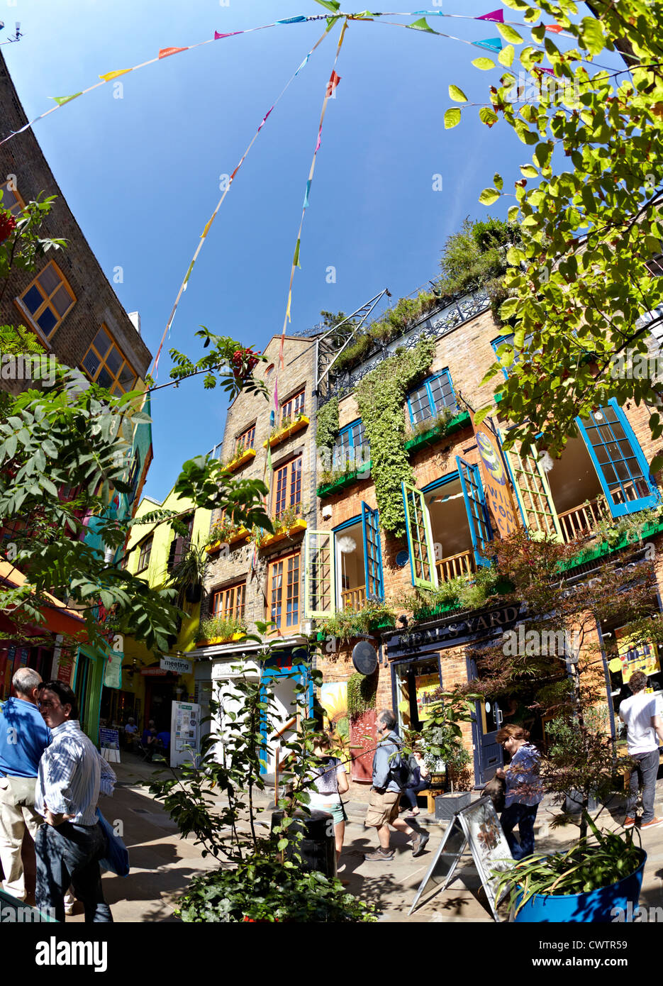 Neils Yard Covent Garden London UK Stock Photo - Alamy
