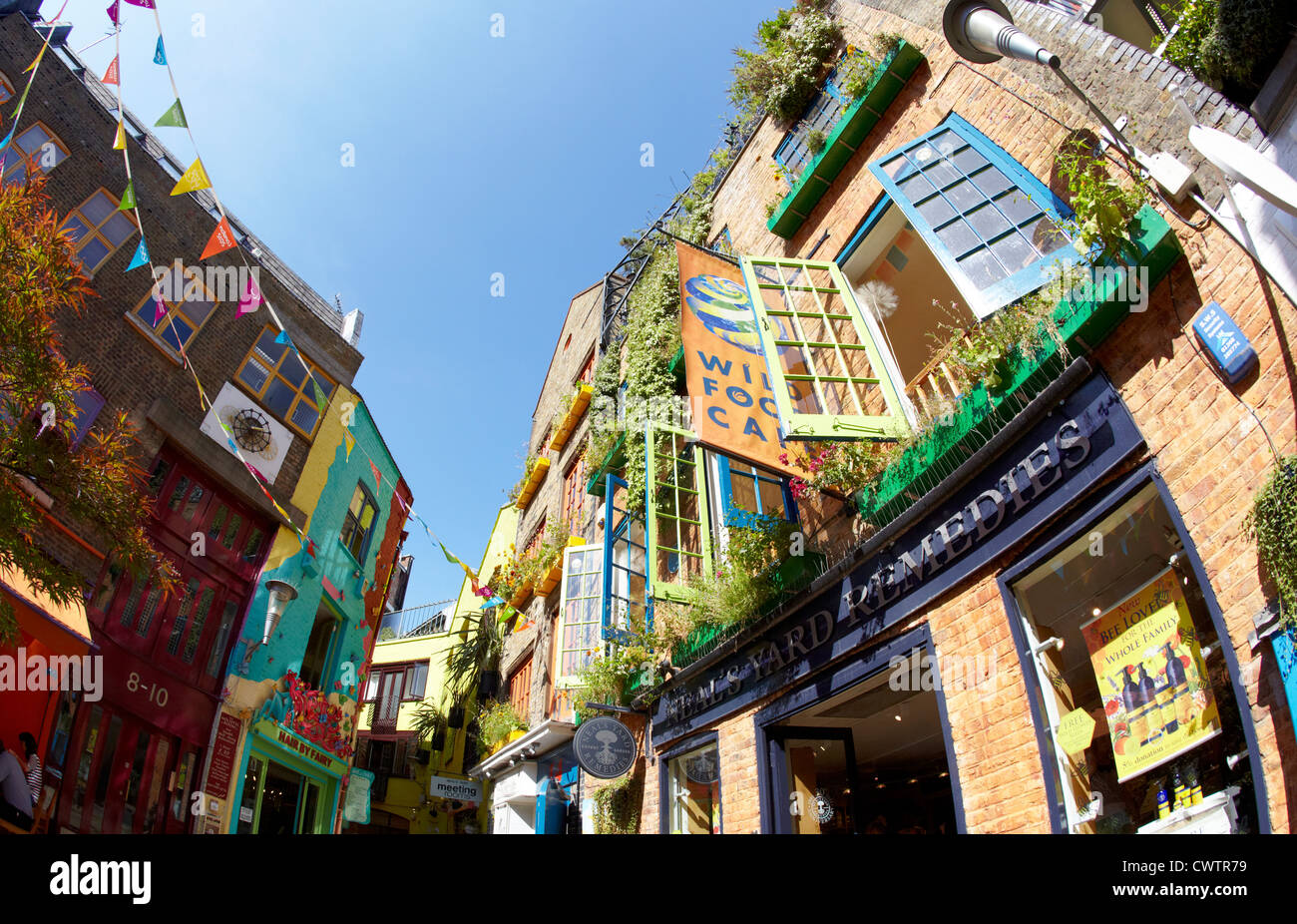 Neils Yard Covent Garden London UK Stock Photo - Alamy