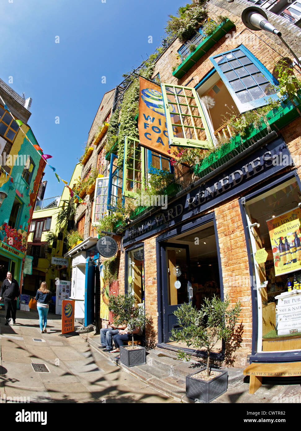 Neils Yard Covent Garden London UK Stock Photo - Alamy