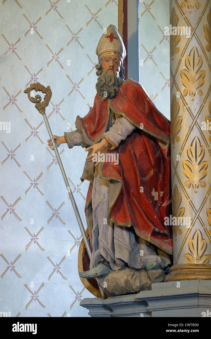 Statue of Saint Stock Photo - Alamy