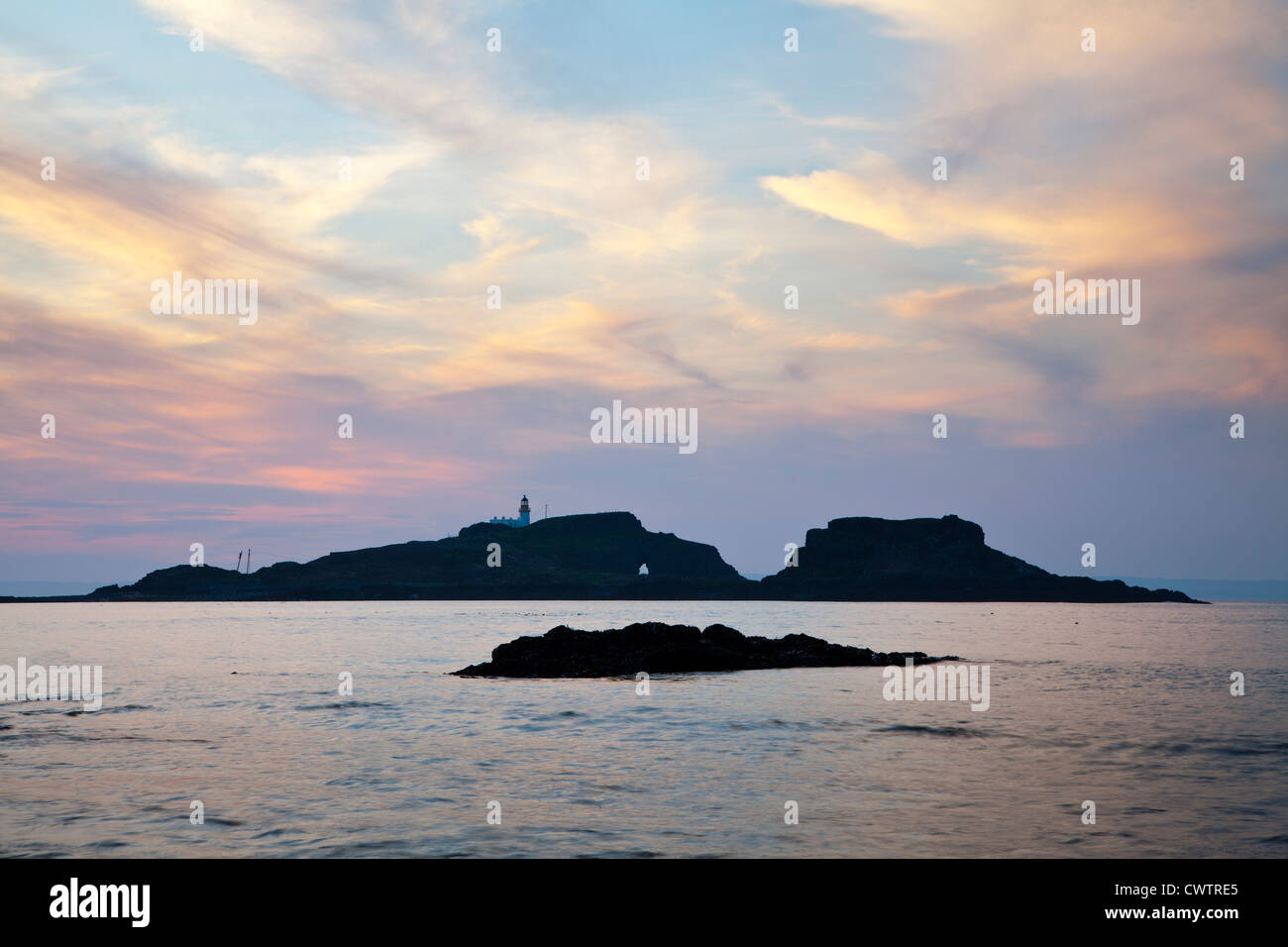 Fidra Island, near North Berwick, East Lothian, Scotland Stock Photo ...