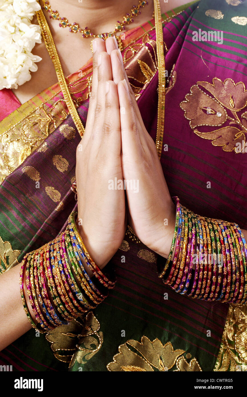 Namaste Asian Hands High Resolution Stock Photography and Images - Alamy
