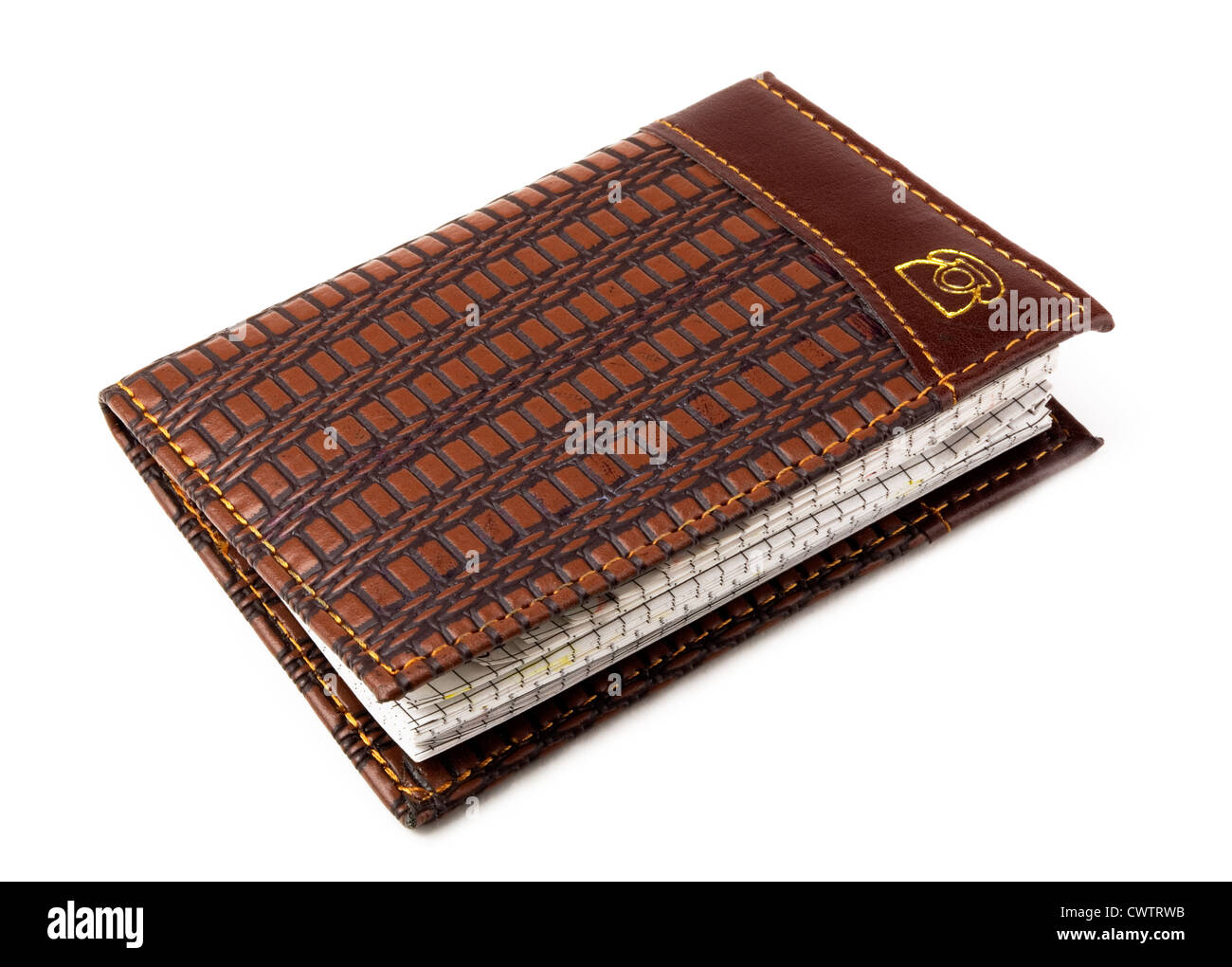 Old book leather brown hi-res stock photography and images - Alamy