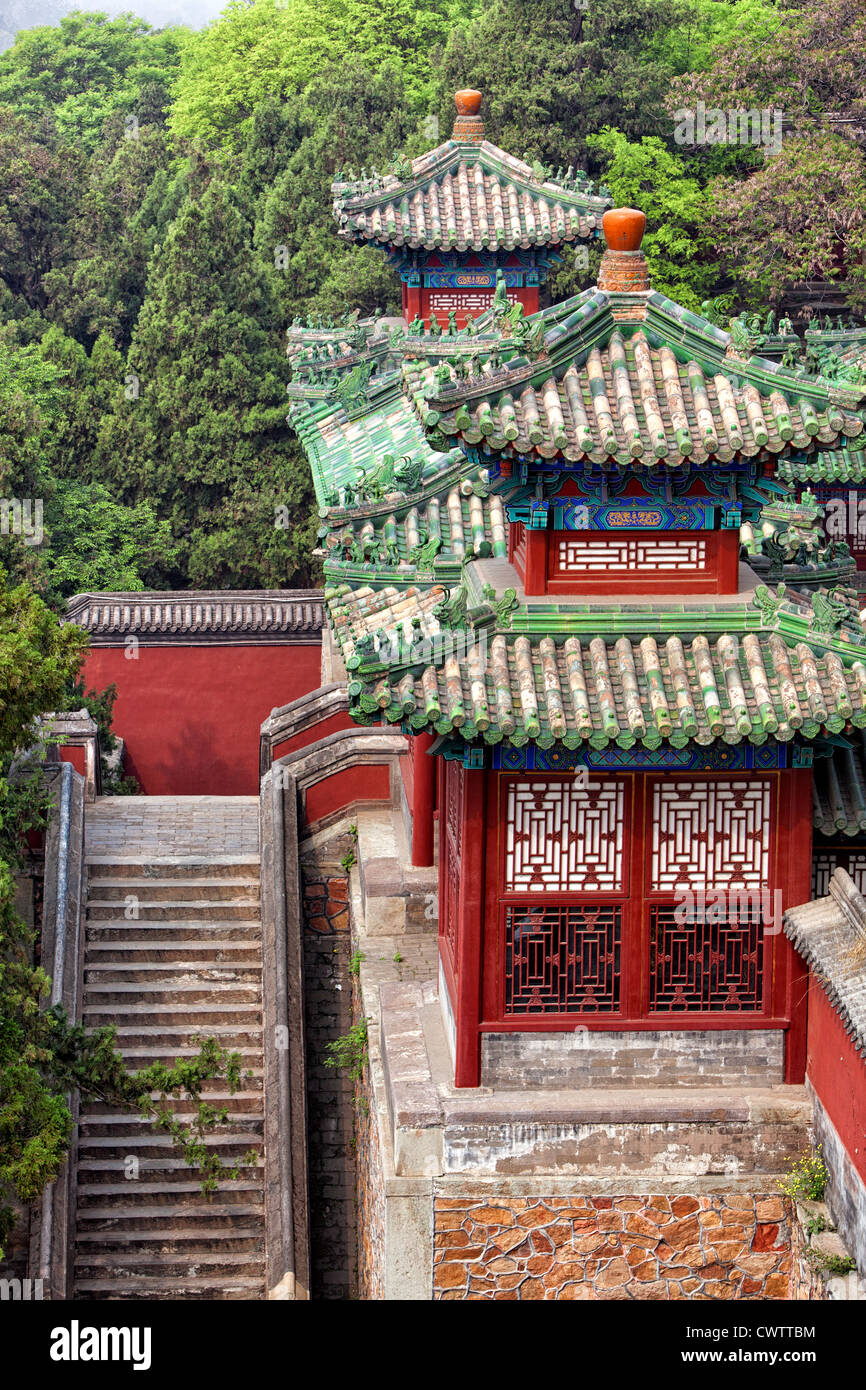 Rooftoprs of the Summer Palace. Beijing. China Stock Photo - Alamy