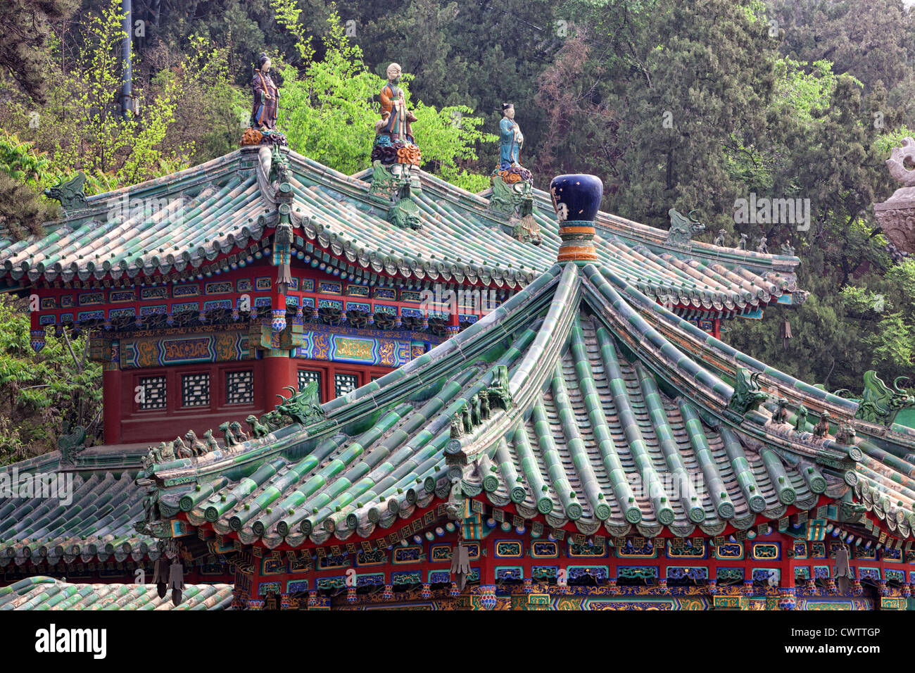 Rooftoprs of the Summer Palace. Beijing. China Stock Photo - Alamy