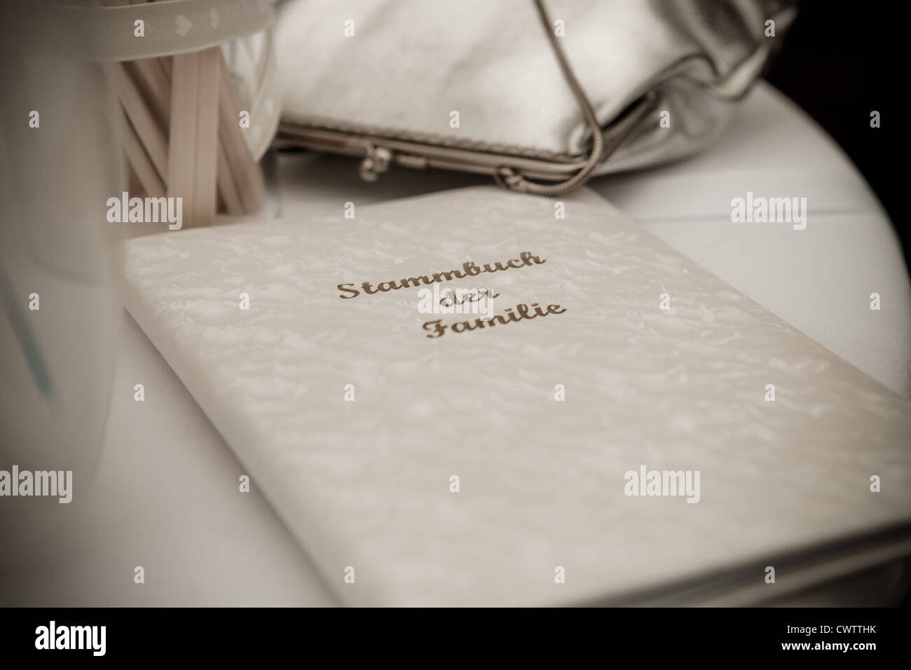 German family register Stock Photo - Alamy