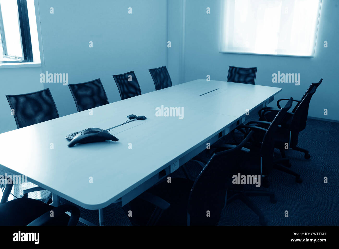 closeup of modern business meeting rooms and telephone Stock Photo - Alamy