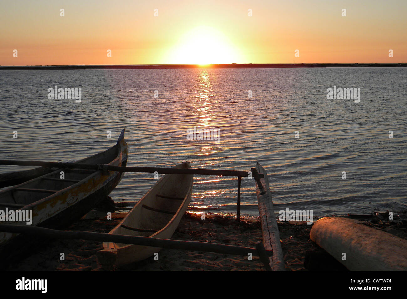 Madagascar, Indian ocean, Ifaty, sunset Stock Photo - Alamy