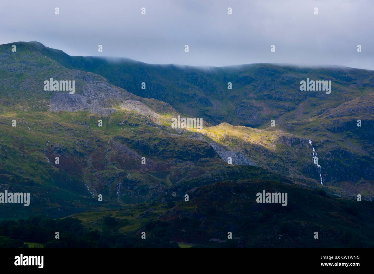 Low Water Beck Falls Stock Photo - Alamy