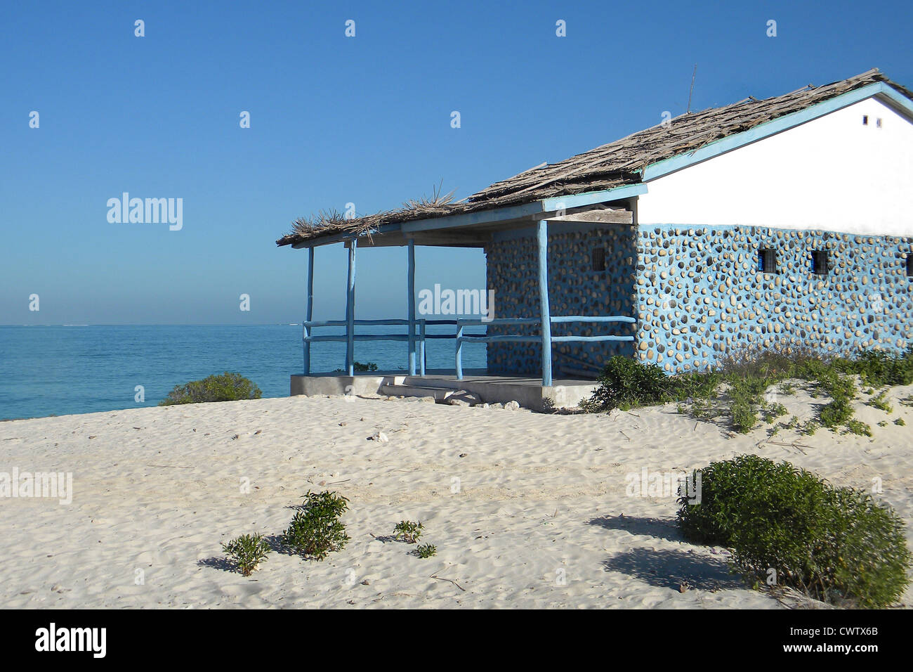 Madagascar, Ifaty, house on the beach Stock Photo - Alamy