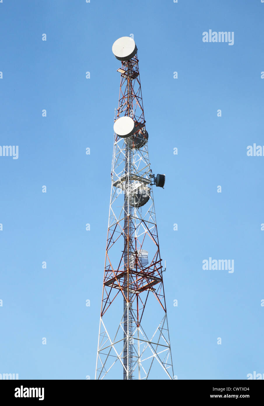 Telecom tower background hi-res stock photography and images - Alamy
