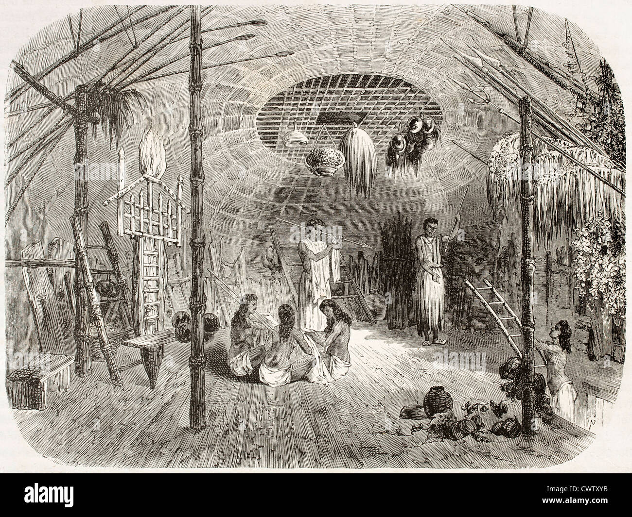 Nicobar hut hi-res stock photography and images - Alamy