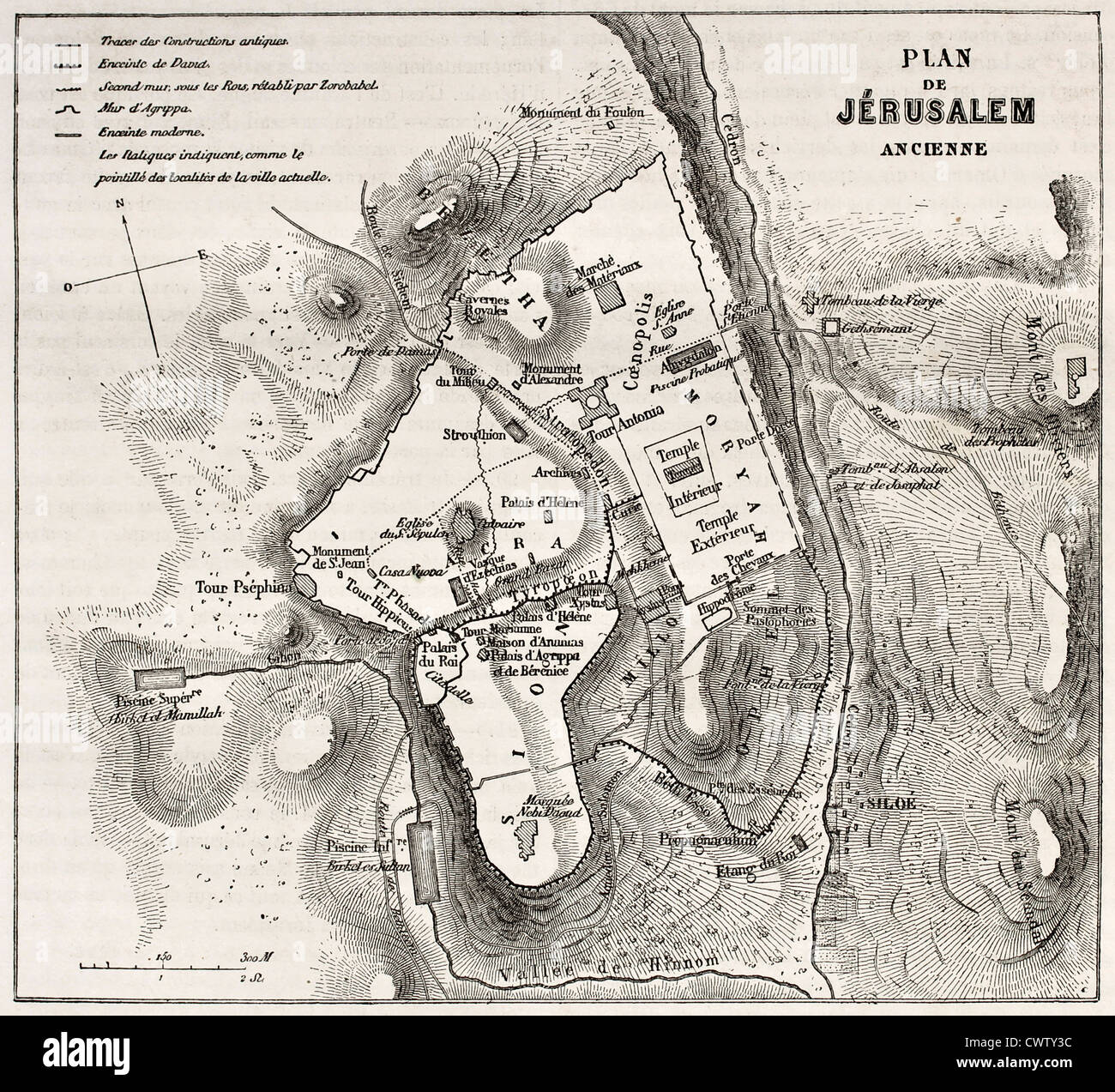 Plan of jerusalem hi-res stock photography and images - Alamy