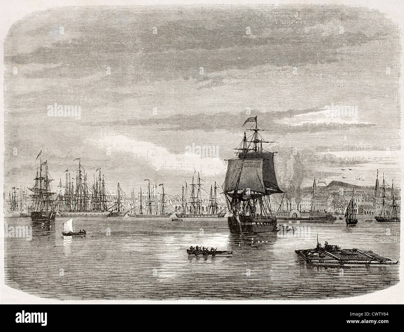 New orleans port painting hi-res stock photography and images - Alamy