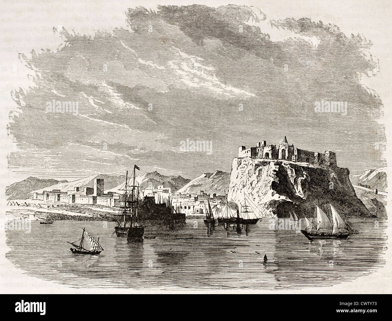 Rabat old view, Morocco Stock Photo - Alamy