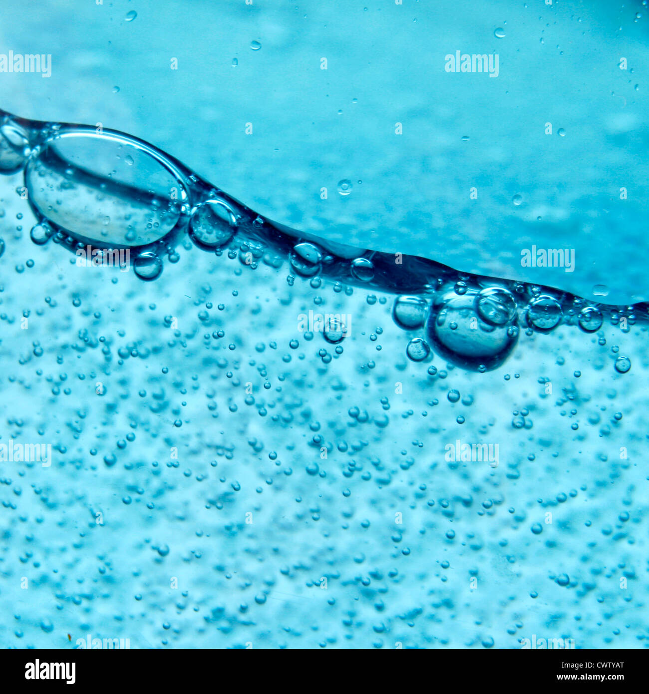 Water with bubbles Stock Photo - Alamy