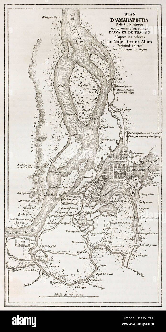 Map of burma vintage hi-res stock photography and images - Alamy