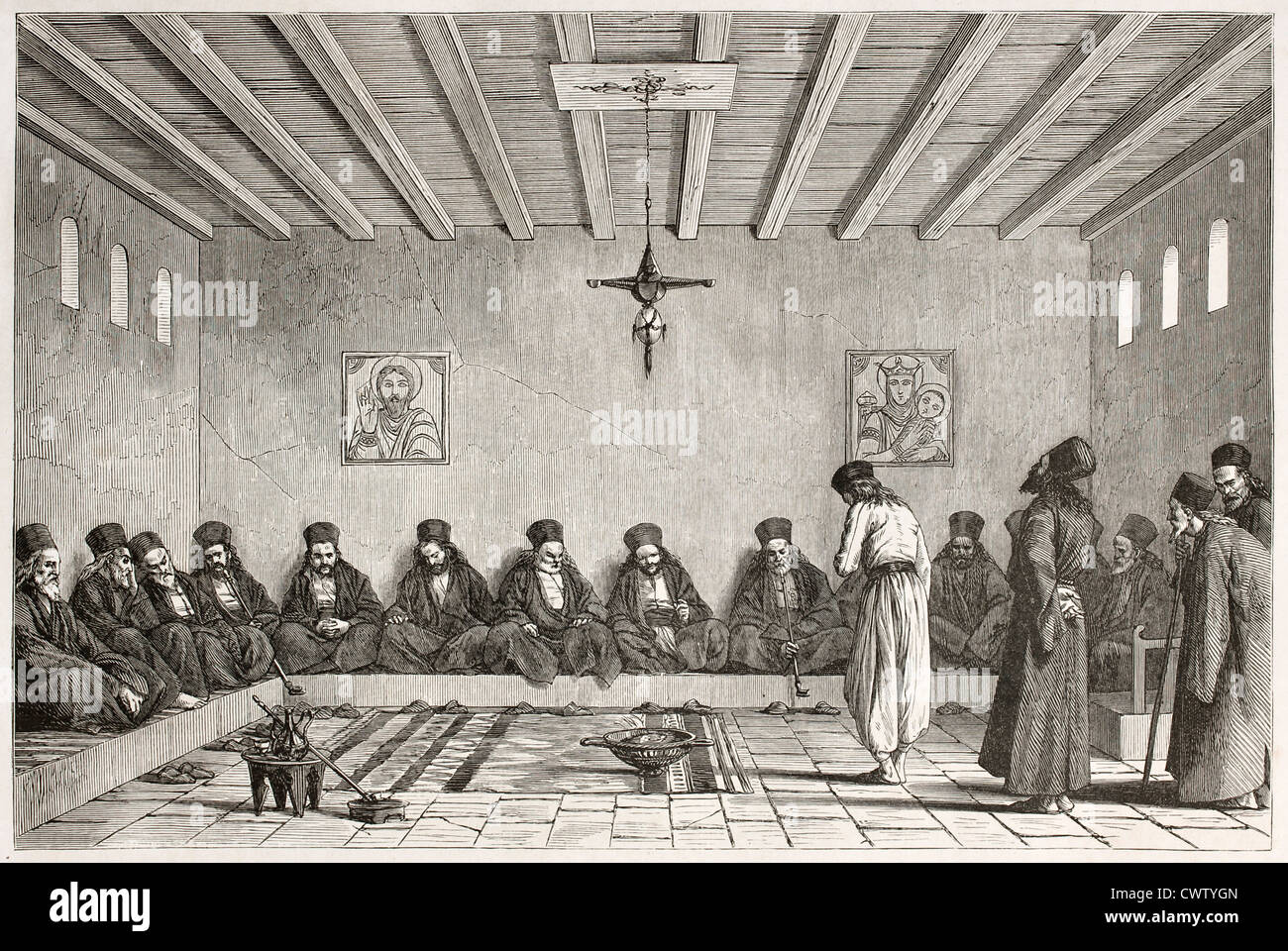 Greek assembly drawing hi-res stock photography and images - Alamy