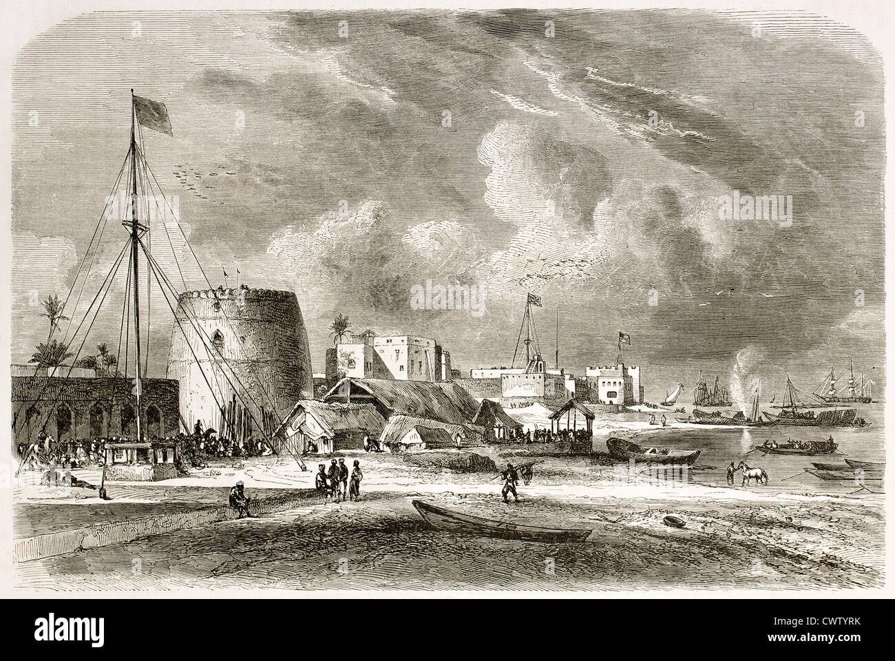 Port of Zanzibar city Stock Photo - Alamy