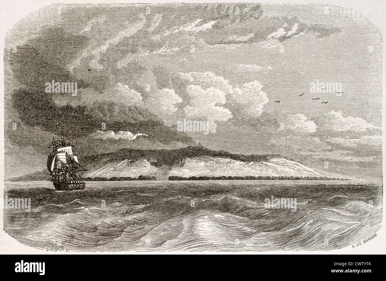 Galapagos archipelago drawing hi-res stock photography and images - Alamy