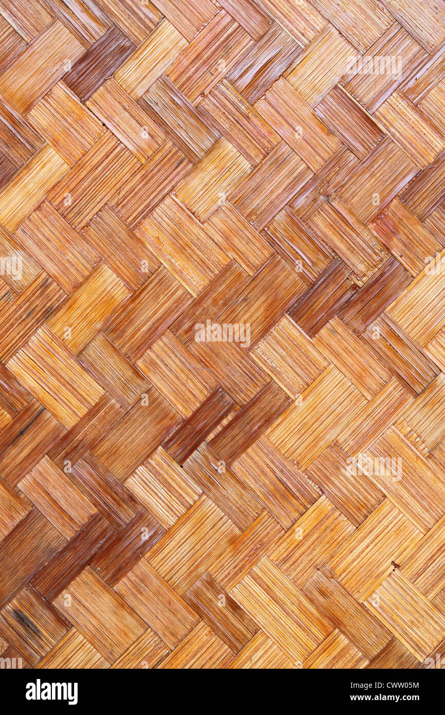 Bamboo wood texture ,Thai handwork Stock Photo - Alamy