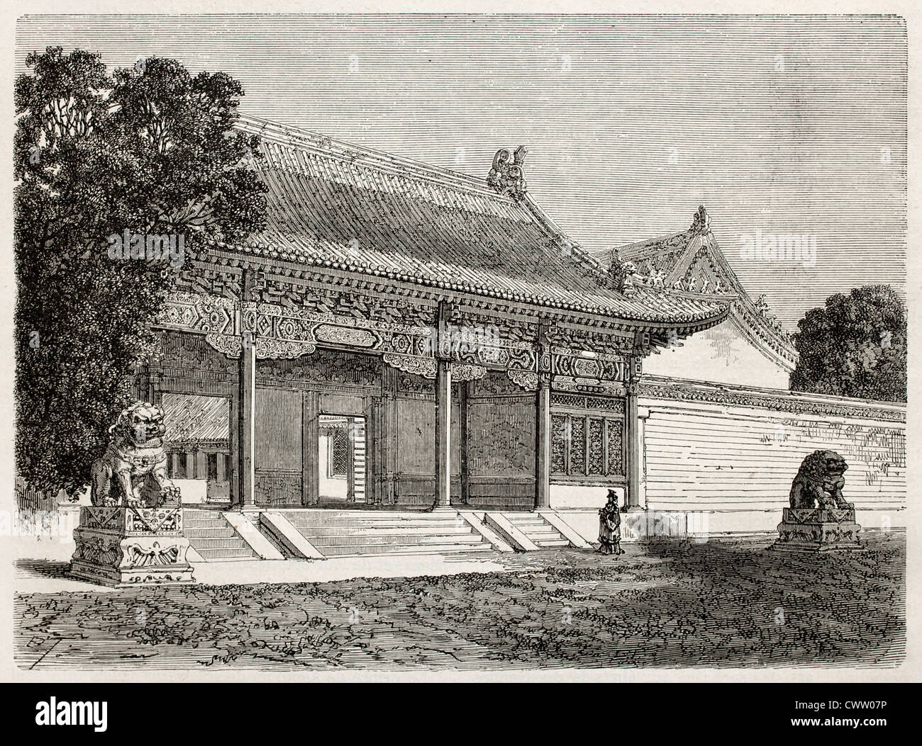 British legation main entrance in Beijing. Created by Therond ...