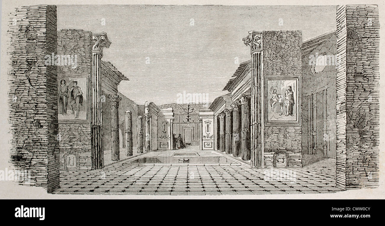 House of castor and Pollux, Pompeii, Italy Stock Photo - Alamy