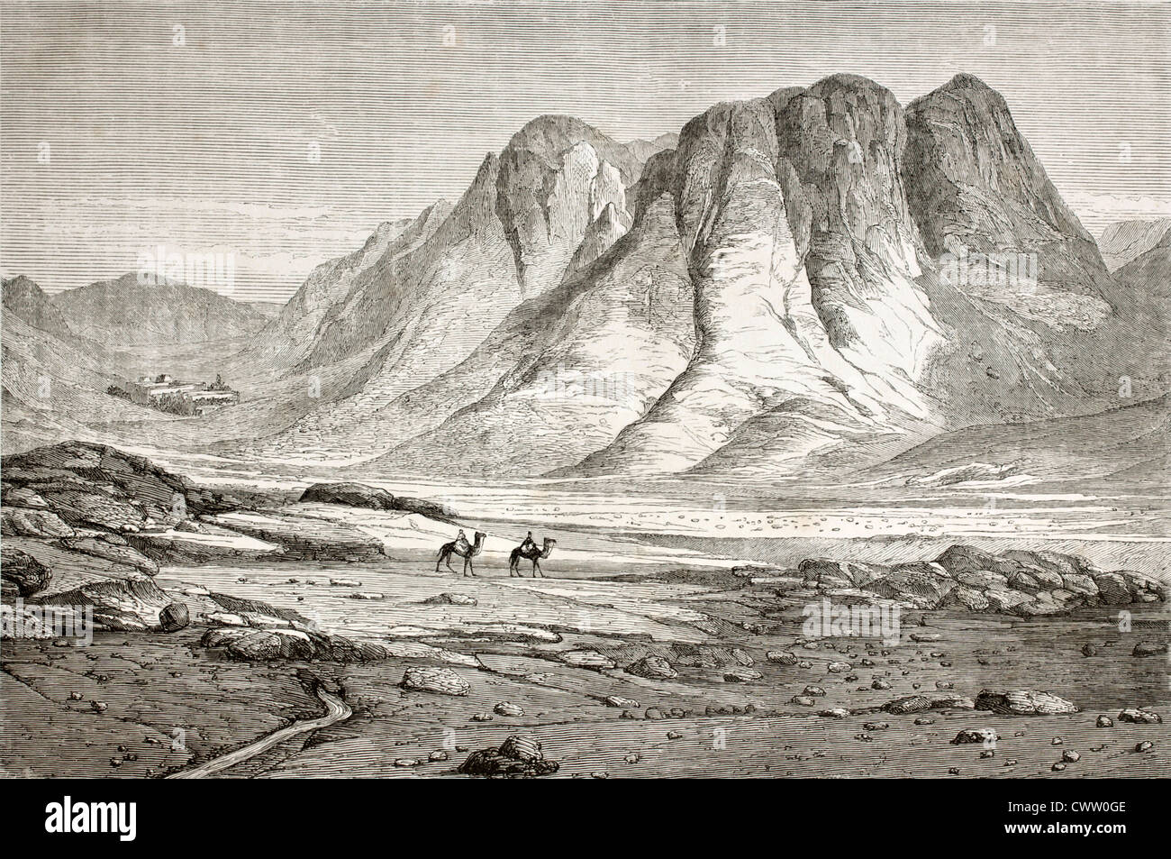 Ancient egyptian landscape painting hi-res stock photography and images ...