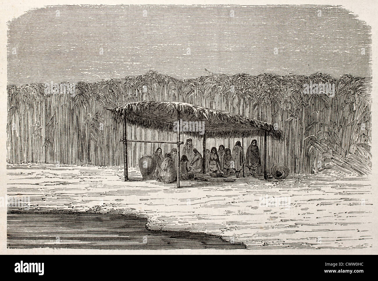 Native american hut drawing hi-res stock photography and images - Alamy