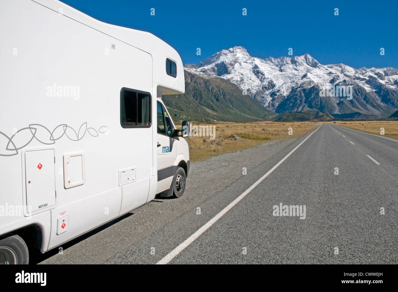 Mount cook village new zealand hi-res stock photography and images - Alamy