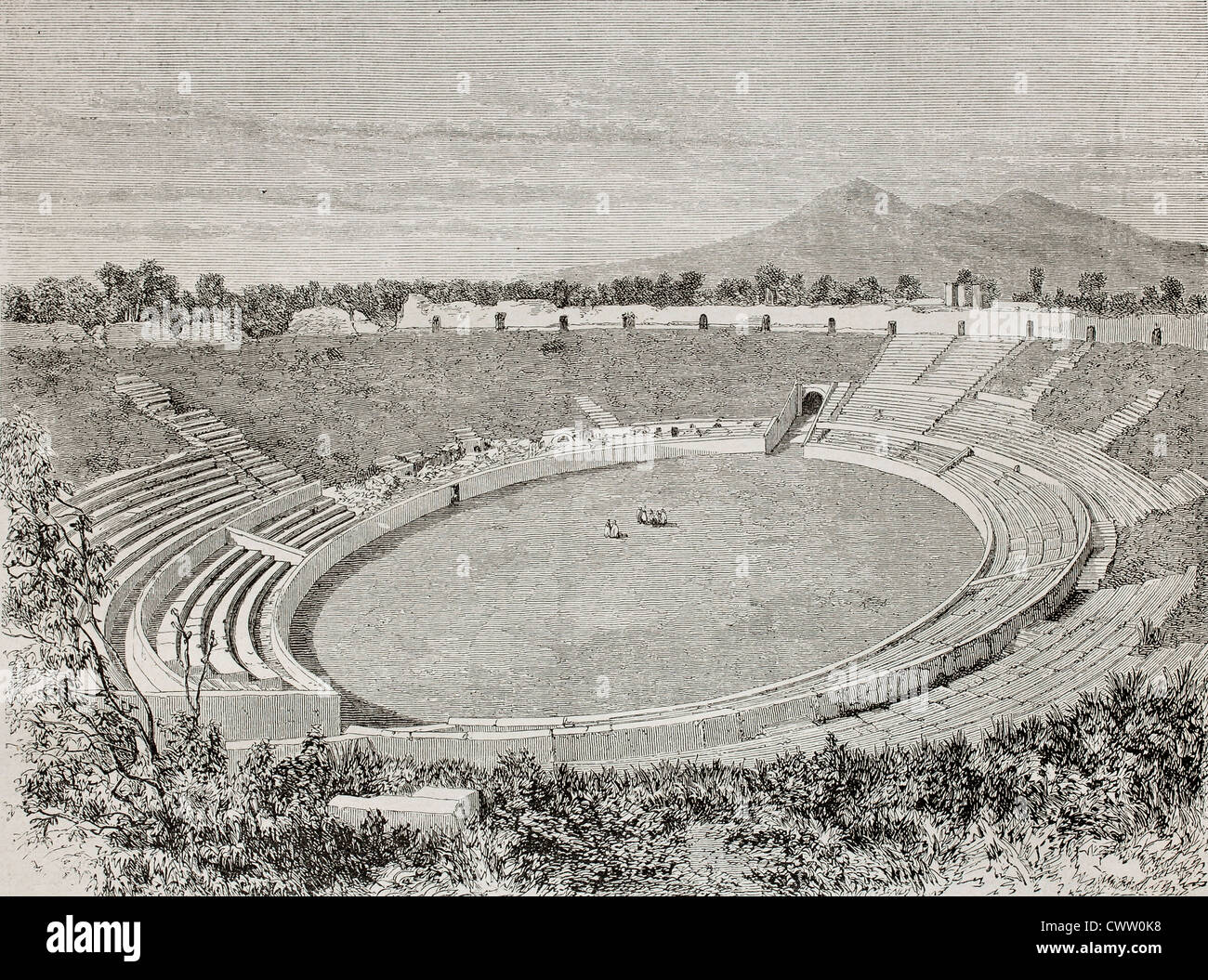 Amphitheatre illustration hi-res stock photography and images - Alamy