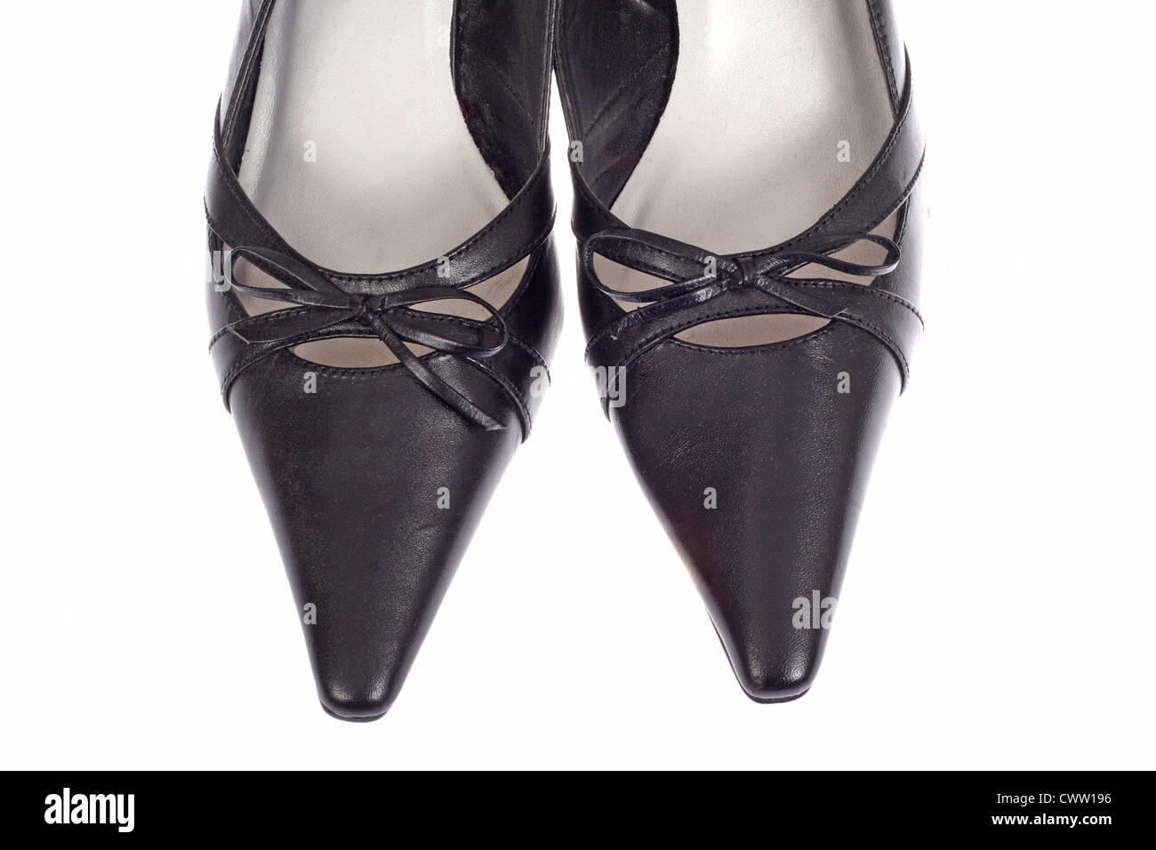 two shoes isolated on the white background Stock Photo - Alamy