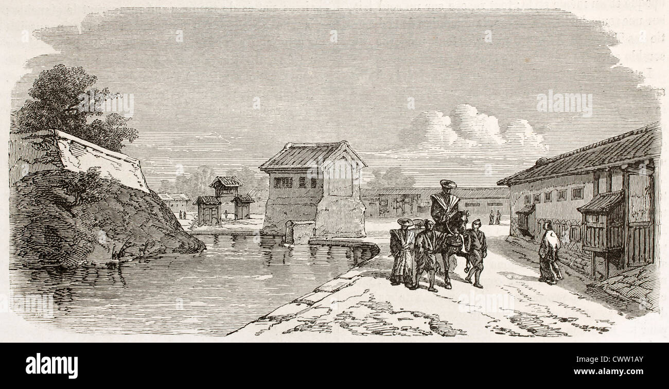 Edo castle painting hi-res stock photography and images - Alamy