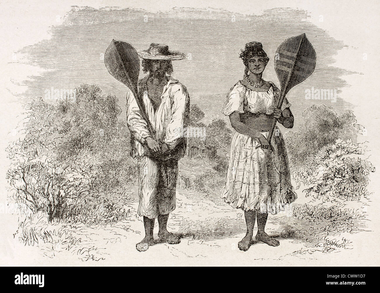 Mestizo man and woman Stock Photo - Alamy